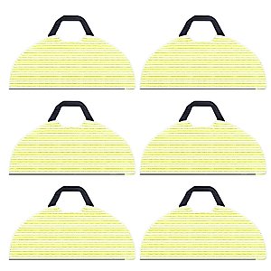 Fixbetter 6 Pcs Mop Pads for Shark RV2610WA AV2610WA RV2620WD RV2410WD AI Ultra 2- in-1 Robot Vacuum, Washable Reusable Mopping Pad Replacement Accessories