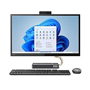 Lenovo IdeaCentre AIO 5i All-in-One Computer, 27" QHD Touch Display, Intel Core i7-10700T, 16GB RAM, 1TB HDD, 512GB SSD, Windows 11