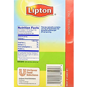 Lipton Fresh Brewed Green Iced Tea - 48 Count (Pack of 1)