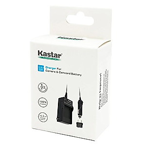 Kastar Battery Charger with Car Charger Adapter for Olympus LI-50B and Tough 6000 6010 8000 8010, Tough TG-610 TG-615 TG-620 TG-630 TG-805 TG-810 TG-820 TG-830 TG-850 TG-870 Digital Camera