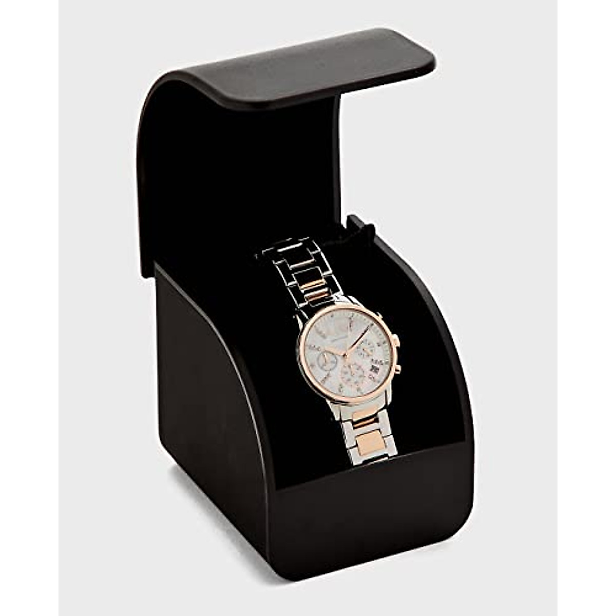 AX ARMANI EXCHANGE Women's Stainless Steel Watch, Color: Two-Tone Rose/Silver (Model: AX4331)