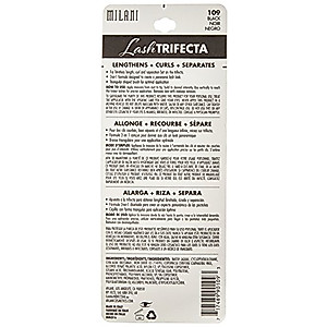 Milani Lash Trifecta Mascara, Black, 0.28 Ounce