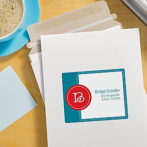 Avery Printable Shipping Labels with Sure Feed, 3" x 3.75", White, 150 Blank Mailing Labels (6874)