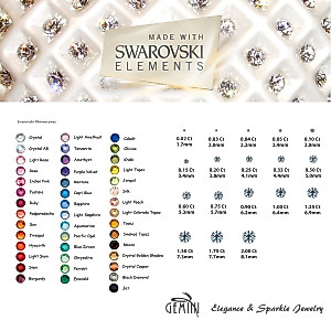 Gemini Women's Jewelry Platinum Plated White Gold CZ Diamond Hoop Pierced Earring Valentine's Day Gifts Gm039Wg 1.5 inches