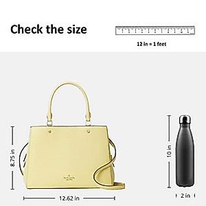 Kate Spade Leila Medium Triple Compartment Satchel Women's Leather Handbag