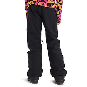 Burton Girls' Elite Cargo Snow Pant, True Black W20, Medium
