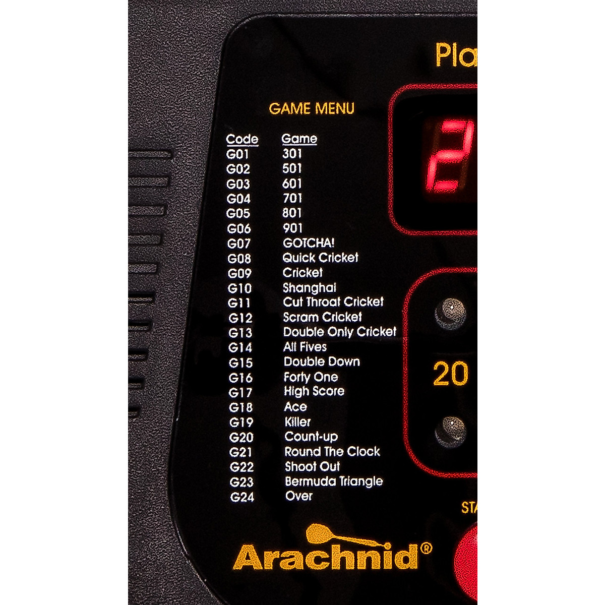 Arachnid Cricket Pro 650 Electronic Dartboard with Micro-Thin Dividers - Available with Optional Wood Dartboard Cabinet
