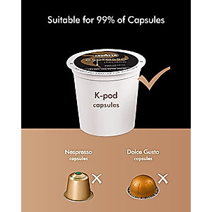 SIFENE Single Serve Coffee Machine, 3 in 1 Pod Coffee Maker For Single Serve Capsule pod, Ground Coffee Brewer, Leaf Tea Maker, 6 to 10 Ounce Cup, Removable 50 Oz Water Reservoir