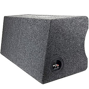 Kenwood Excelon P-XW1221DHP 2-ohm Ported Enclosure with Two 12" Subwoofers | Dual 12" Preloaded High Power Subwoofer Enclosure