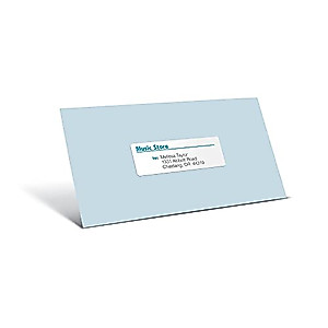 Office Depot White Inkjet/Laser Address Labels, 1 1/3in. x 4in., Pack Of 350, 505-O004-0018