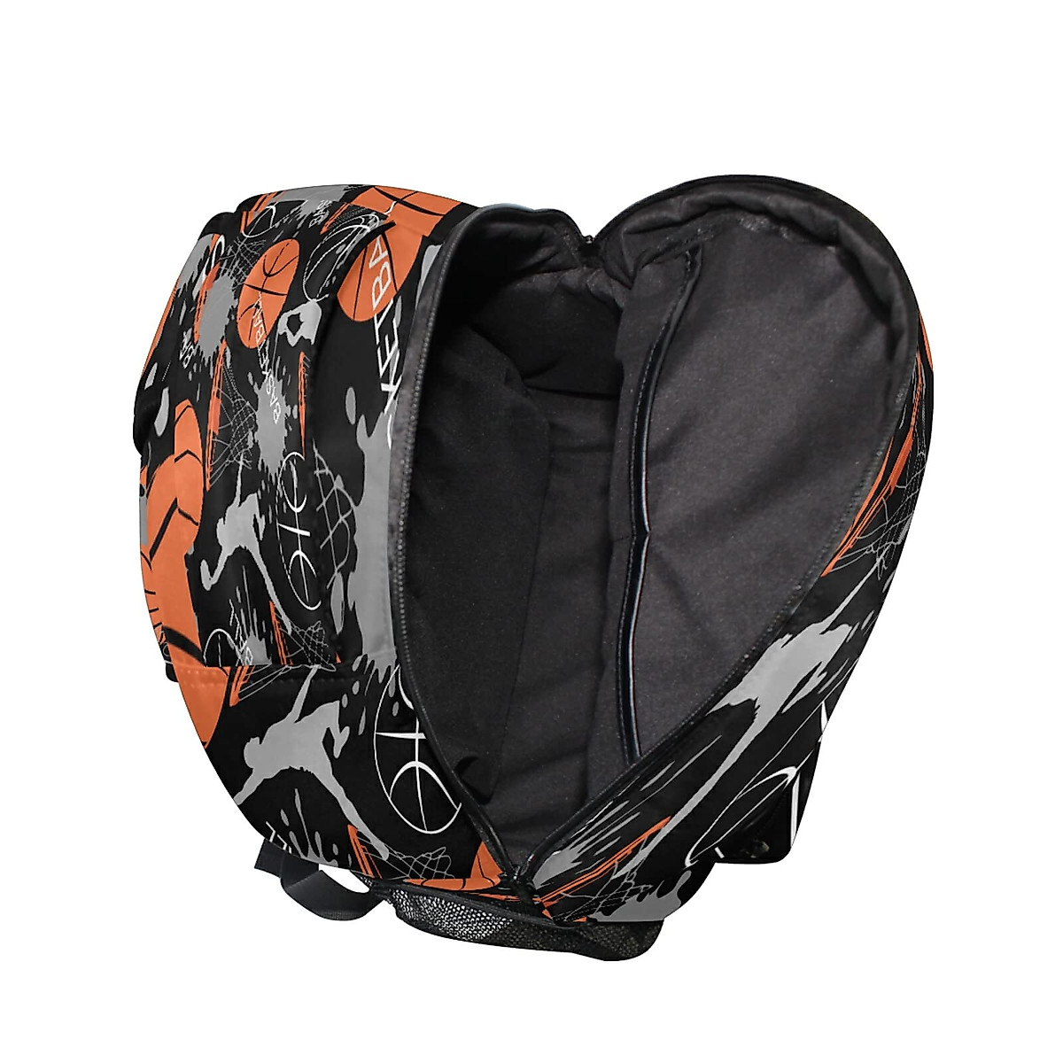 Sport Man Basketball School Backpack for Girls Boys Kids Laptop Backpack Travel Camping Daypack