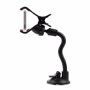 IEason Cellphone iPhone 360Rotating Universal Car Windshield Mount Stand Holder Support (Black)
