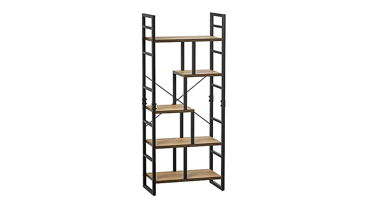Stylish Pipishell 5-Tier Bookshelf for Any Space