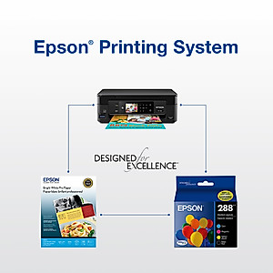 EPSON T288 DURABrite Ultra Ink Standard Capacity Black Cartridge (T288120-S) for select Epson Expression Printers