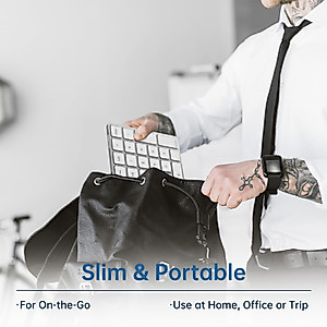 HoRiMe Bluetooth Number Pad, Rechargeable Wireless Numeric Keypad Slim 34-Keys Aluminum Number Keypad External Data Entry Compatible for Laptop
