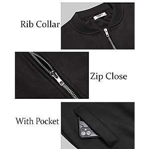 Zeagoo Womens Jacket Faux Suede Leather Trendy Light Coat Moto Jackets with Pockets