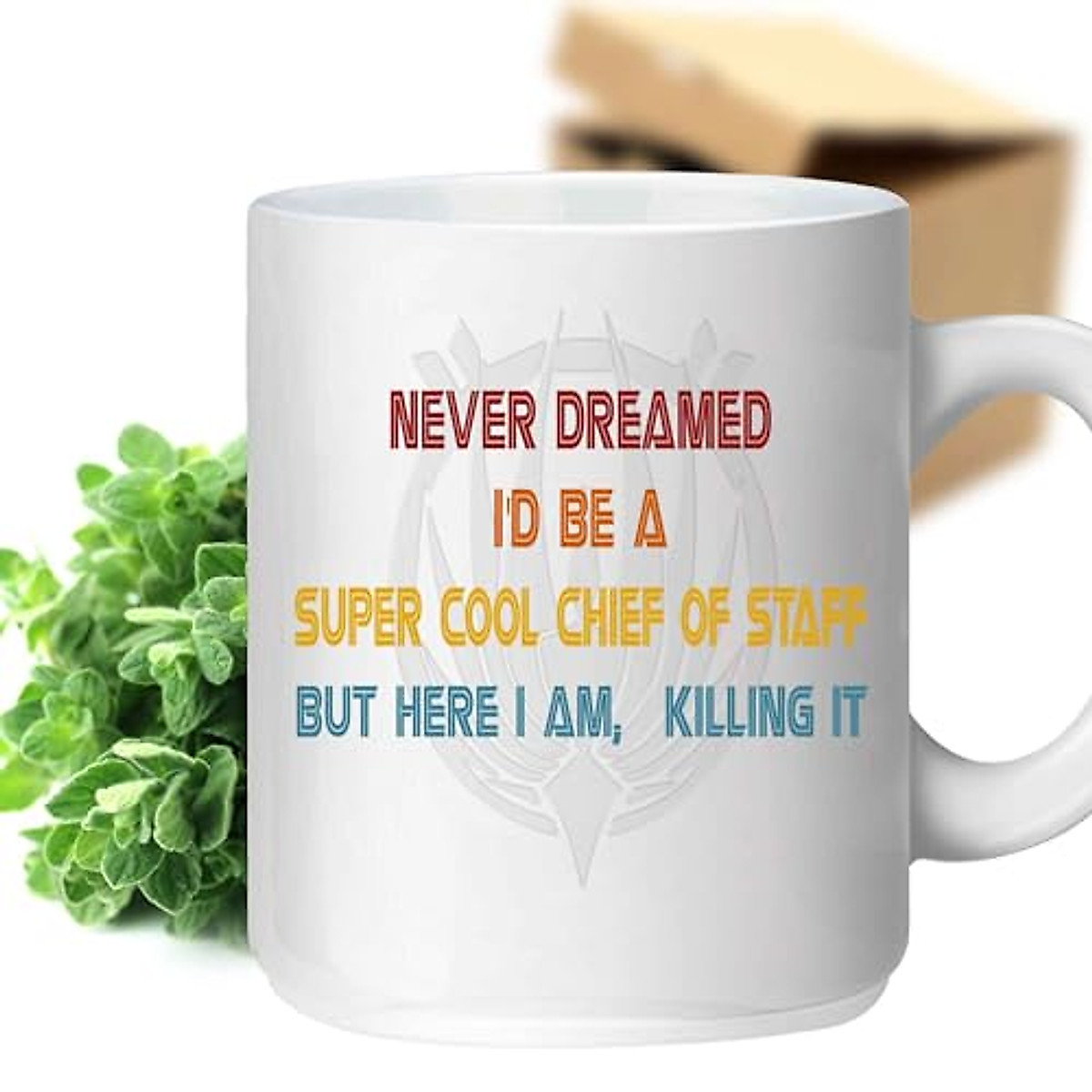 Staff Member Gift - Killing It - Grey Multicolor Unisex Sweat - Ideal Chief Of Staff 11 Oz White Ceramic Coffee Mug