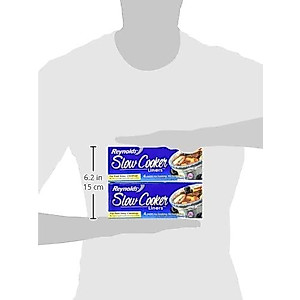 Reynolds Kitchens Slow Cooker Liners, Regular (4 Count, Pack of 8)