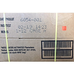 Genuine U.S. Military Surplus Ready to Eat Meals (12 Packs)