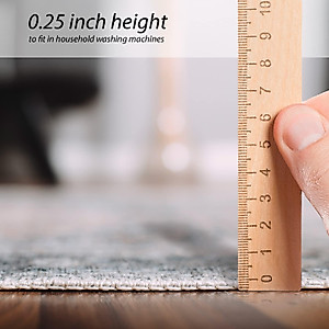 RugOver Machine Washable Area Rug, Pet-Friendly and Non-Slip Indoor Carpet for Kitchen, Bathroom, Living Room, Home Floor Decoration (Spruce/Stone, 2' x 3')