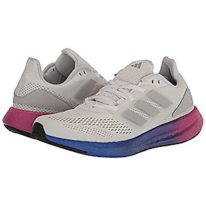 adidas Men's Pureboost 22 Running Shoe, White/Grey/Lucid Blue, 9.5