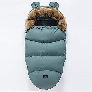 Pram Footmuff,Stroller Padded Footmuff Cover Cosy Toes,Baby Winter Foot Cover,Warmth,Windproof, Waterproof, Cold Resistant, Washable (Gray Blue)