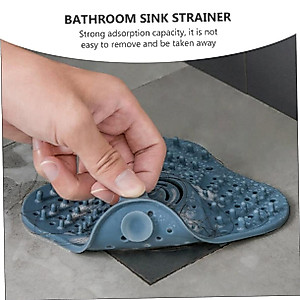 FUDGIO 4pcs Sink Filter Kitchen Sink Covers Draining Meshes Bathtub Drain Strainer Bath Drain Cover Silicone Drain Cover Bathtub Stickers Sink Accessory Kitchen Sink Filter Floor Drain