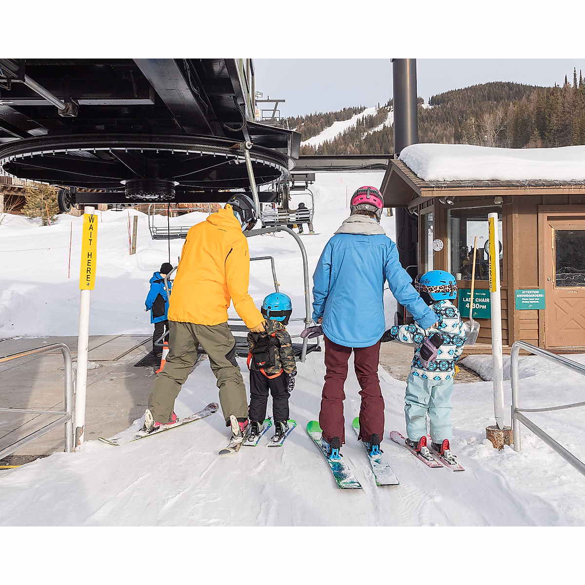 Lucky Bums Kids Ski Backpack Harness Trainer, Leash, Grip 'N Guide Handle, Red