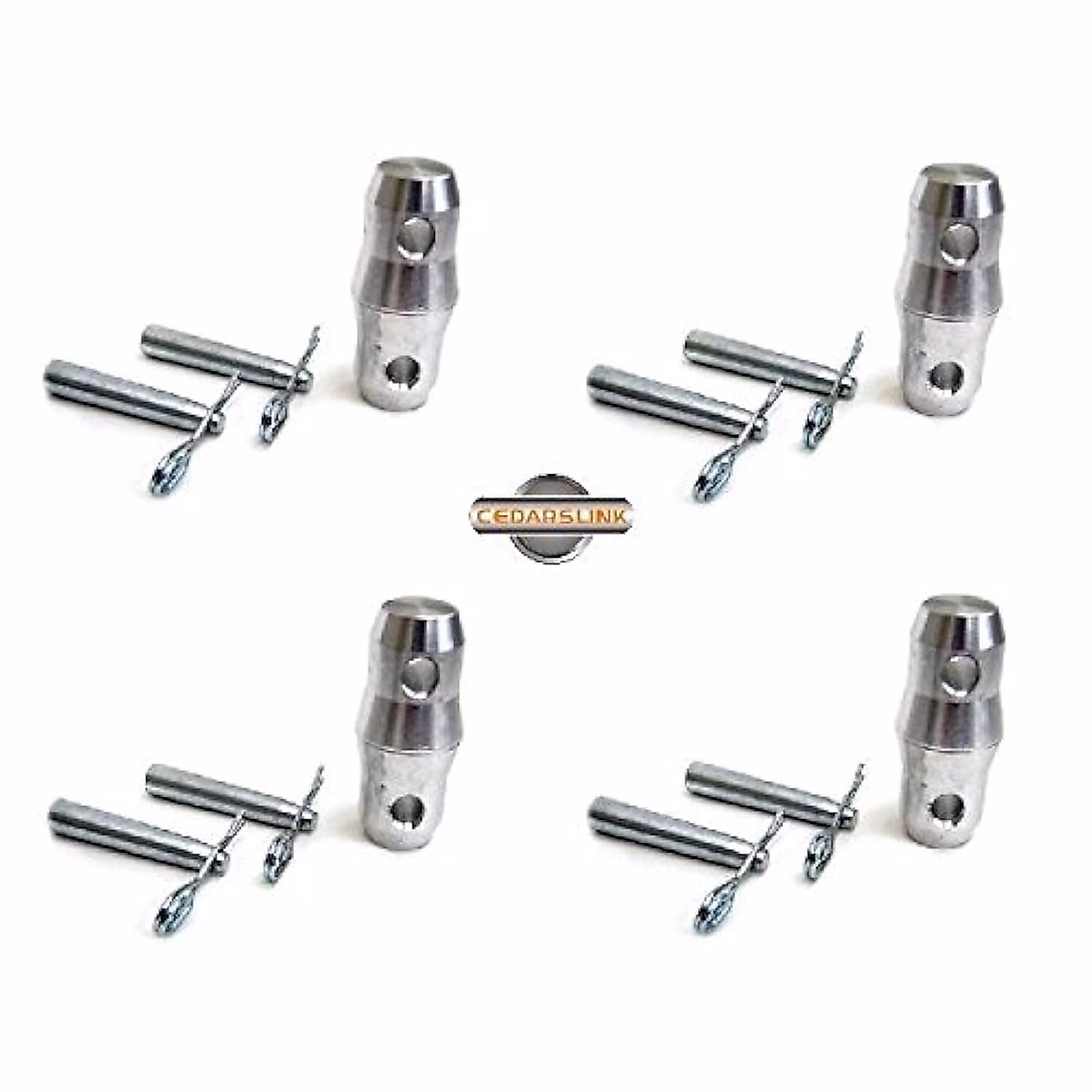 LOT 4 Double Ended Conical Coupler Square Truss Fits F31 F32 F33 F34 pin clips