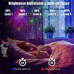 Astronaut Light Projector, Galaxy Projector for Bedroom, Star Projector with Moon Lamp, LED Nebula Night Light