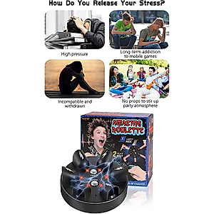 2023 Shock Roulette Party Game,Funny Shock Roulette Gams for Family Game Night,Board Games Family Games for Kids Adults, Lie Detector Test Shock Finger Game for Christmas Birthday Friends Party