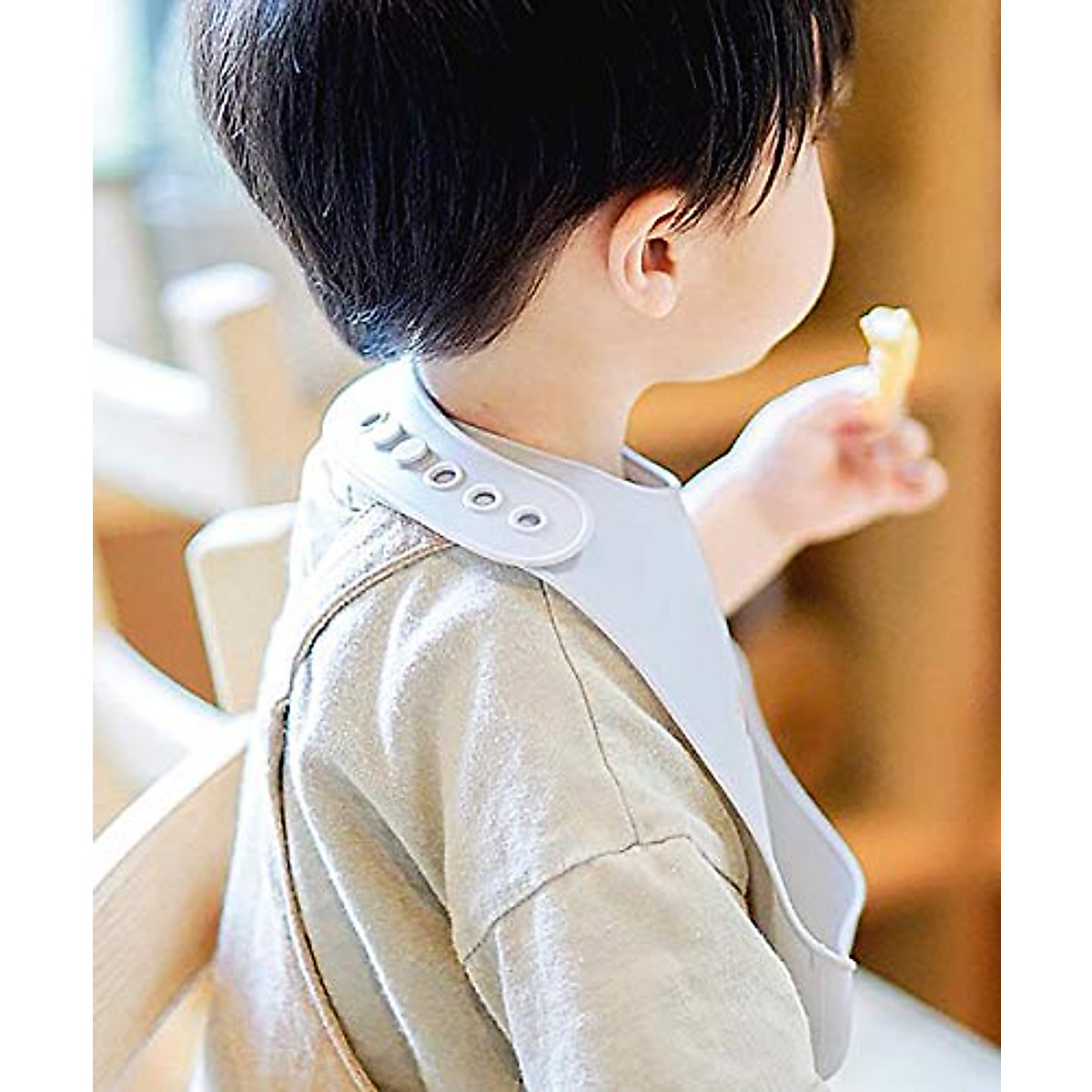 Hudson Baby Unisex Baby Silicone Bibs, Fox, One Size