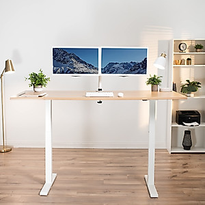 VIVO Dual VESA Bracket Adapter, Horizontal Assembly Mount for 2 Monitor Screens up to 27 inches, MOUNT-VW02A