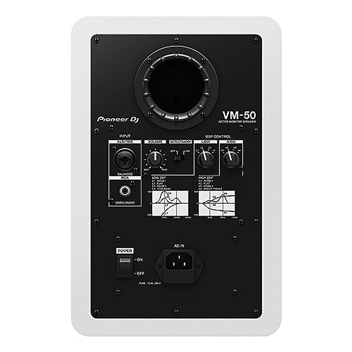 Pioneer DJ VM-50 5.25-inch Active Monitor Speaker - White