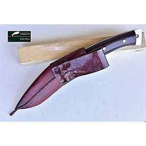 GK&CO. Kukri House Genuine - 8" AEOF Afghan Official Issued Genuine Kukri/Khukuri Knives Red Sheath GK&CO.Kukri In Nepal