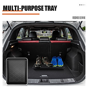 4 Pack Boot Tray Shoe Tray for Entryway Waterproof Plastic Boot Tray Entry Way Shoe Organizer PET Food Tray Indoor Outdoor Boot Mat for Boots Shoes Pets Garden