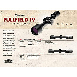 BURRIS Fullfield IV 6-24x50mm E3 MOA Reticle Scope