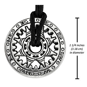 Nautical Compass Pendant Necklace - Good Luck Amulet