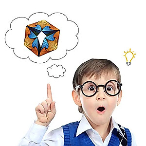 Euclidean Cube Fidget Toys for Kids, Desk Toy for Adults to Stay Calm and Focused, Magic Cube for Girls and Boys Over 3 Years Old
