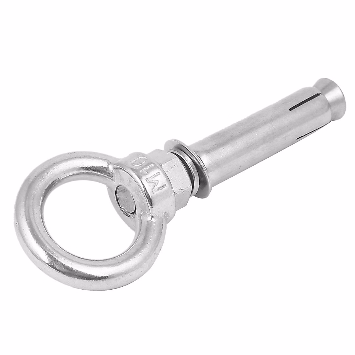 uxcell M10 x 80mm 304 Stainless Steel Ring Lifting Anchor Expansion Hook Eye Bolt