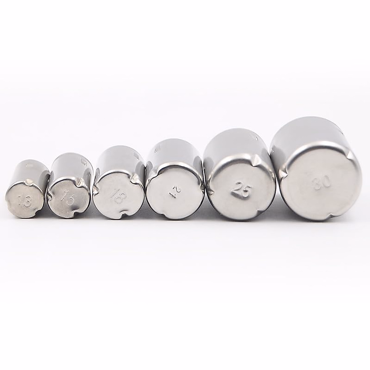 Stainless Steel Test Tube Lid, Pack of 10,Suitable for Test Tubes Diameter 13/15/18/21/25/30mm, Stainless Covers Test Tube Cap Lab Supplies (13#,for 13mm Test Tube)