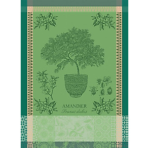 Garnier Thiebaut Rose Laurier En Pot Kitchen Towel, 22"x30"