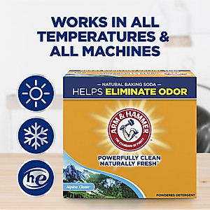 Arm & Hammer Powder Laundry Detergent - Alpine Clean - 155 Loads