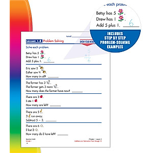 Spectrum 1st Grade Math Workbooks, Ages 6 to 7, Grade 1 Math Workbook, Adding and Subtracting Through 100, Place Value, Fact Families, 2-D and 3-D Shapes - 160 Pages (Volume 2)