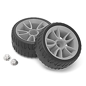 Cooler Replacement Wheels - 3.5 Inch Rollers for Igloo 28/52 qt Coolers, Compatible with Ice Cube, Black, 2 Pack