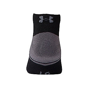Under Armour Adult Resistor 3.0 Low Cut Socks, Multipairs, Black/Graphite (6-Pairs), Medium