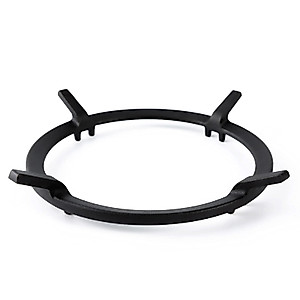 Wok Ring, W10216179 Replacement Parts Wok Support Ring for Gas Stove GE, Whirlpool, Kitchenaid, Kenmore, Jenn Air, Bosch, Samsung Etc Gas Range Parts Cast Iron Wok Stand Rack Set Cookware Accessories