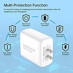 65W for Oneplus 9 Pro Charger, Wall Warp Charger SuperVooc for Oneplus 11 10 Pro 9R 9RT 8T 8 7T 7 6 6T 5T Nord N20 SE N300 CE 2 Lite 2T 10R N100 N200 30W One Plus Dash Charge 6.6ft USB-A to C Cord
