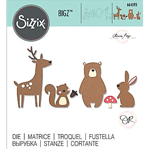 ELLISON SIZZIX BIGZ Dies FRI, Forest Friends