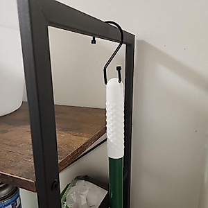 ANIASOM 12Pcs S Hooks Hanging 4 inch Heavy Duty Large S Hooks, Reversible Black Metal S Shaped Hooks, Utility Hooks, Heavy Duty Hanging Hooks for Kitchen, Bathroom, Garden, Indoor, Outdoor